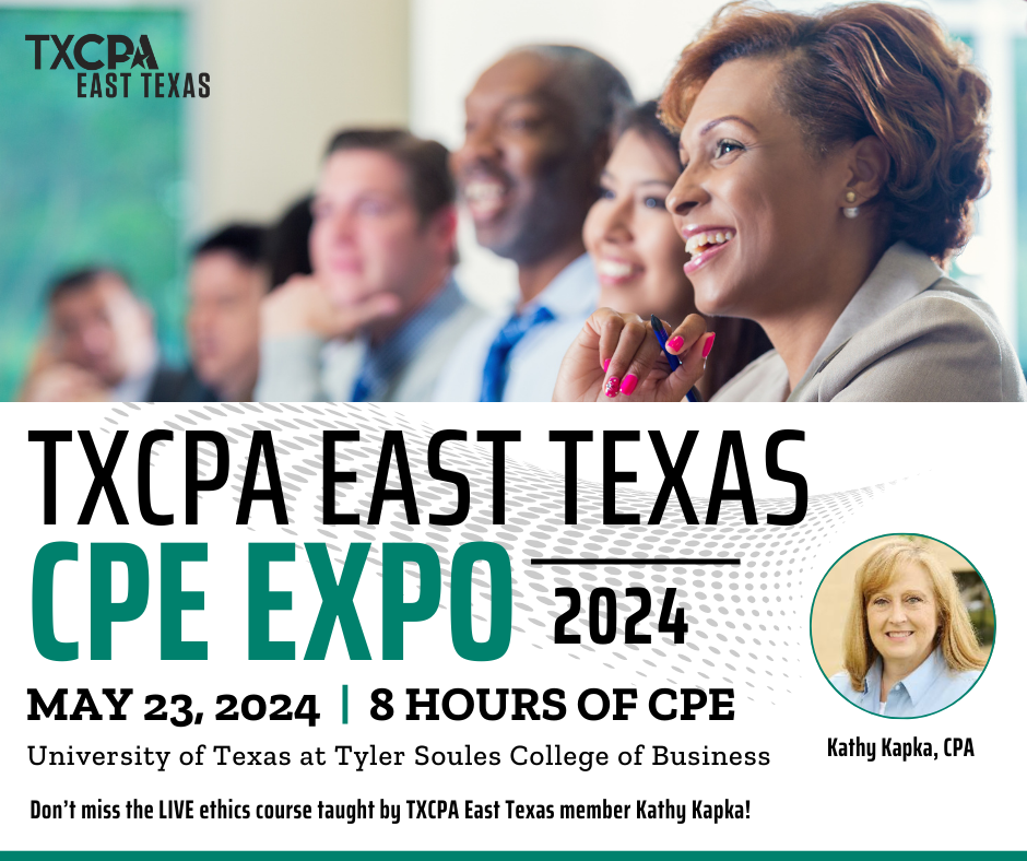 Welcome to the East Texas Chapter | TXCPA